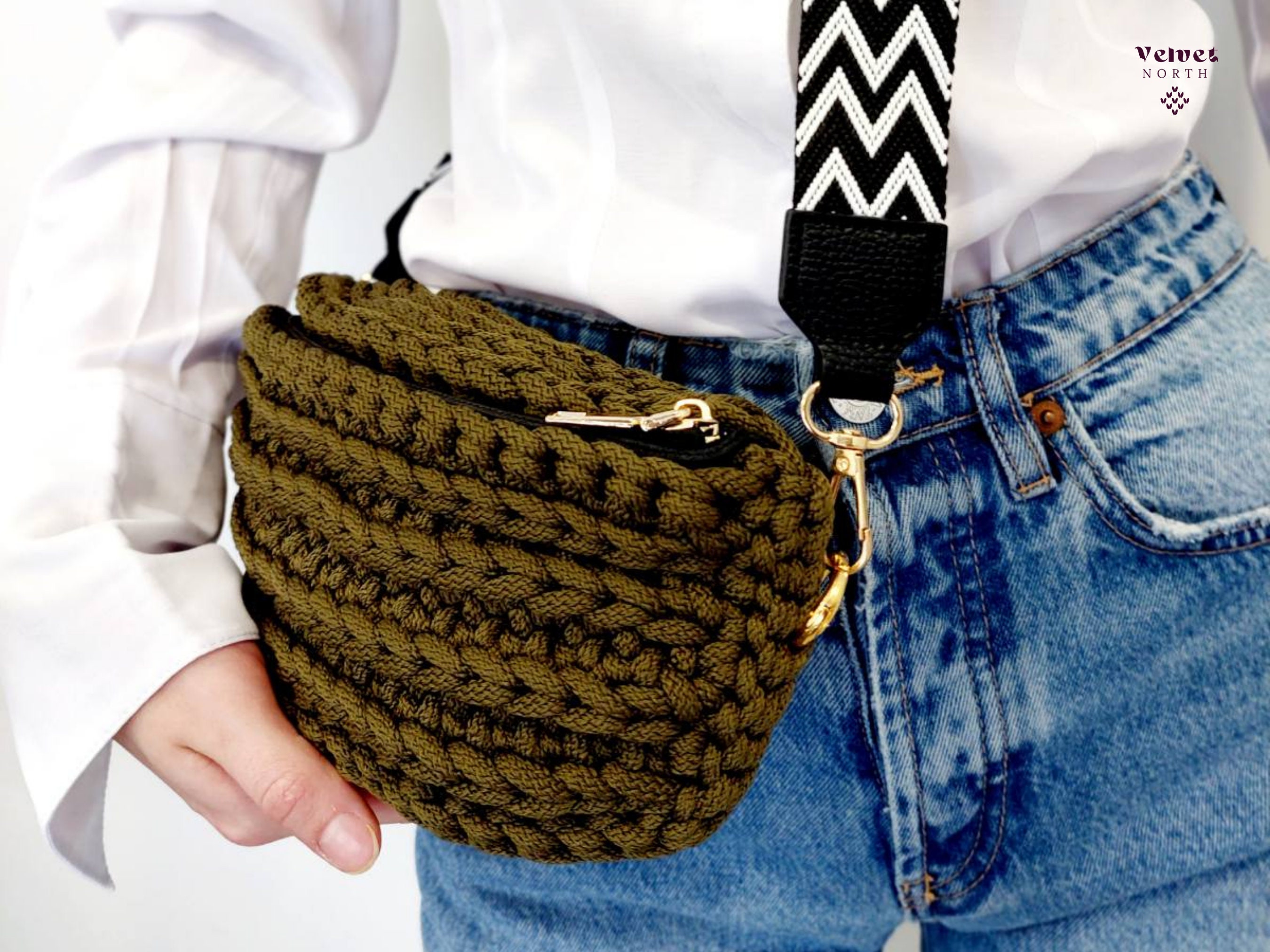 Florida Shoulder Bag Crochet Pattern Beginners Bag Pattern Modern Bag ...