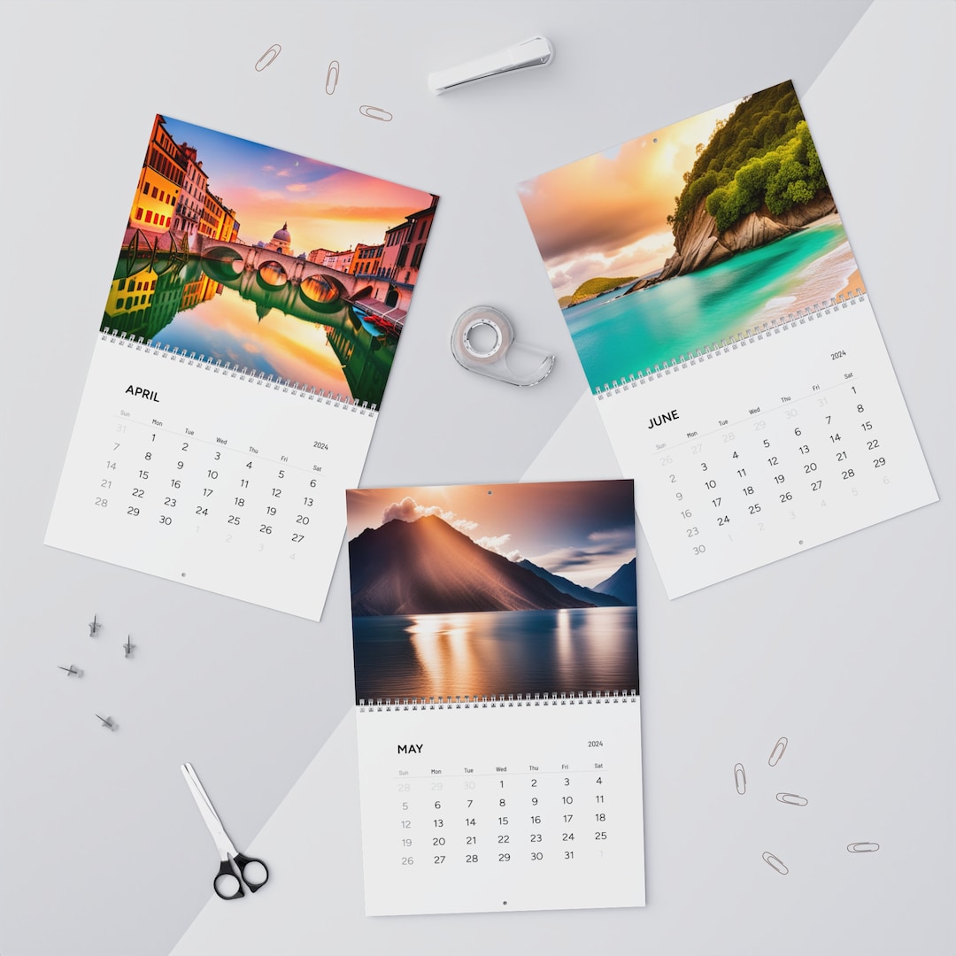 Wall Calendars 2024 - Etsy