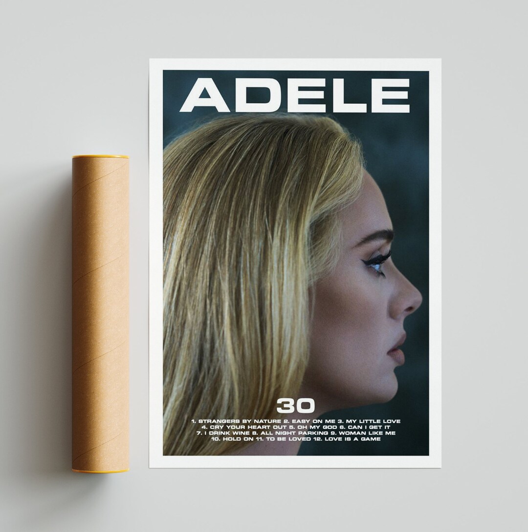 Adele 30 Album Poster / Adele Poster / Album Cover Poster / Music Print ...