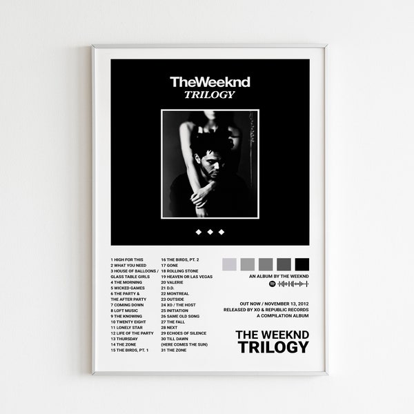 The Weeknd Wall Art - Etsy