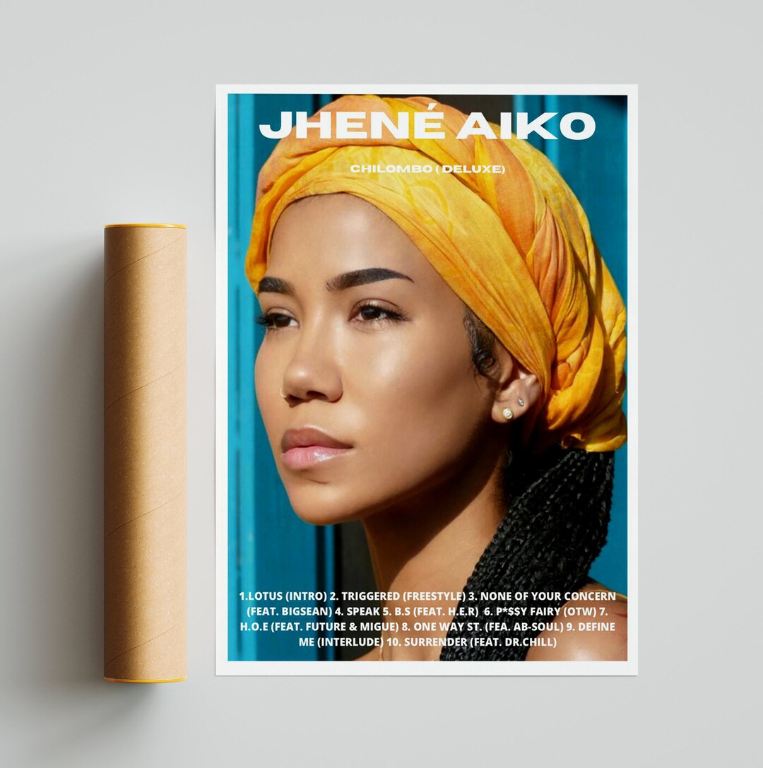 Jhene Aiko Album Poster / Chilombo Poster / Album Cover Poster / Music Print / Album Print ...