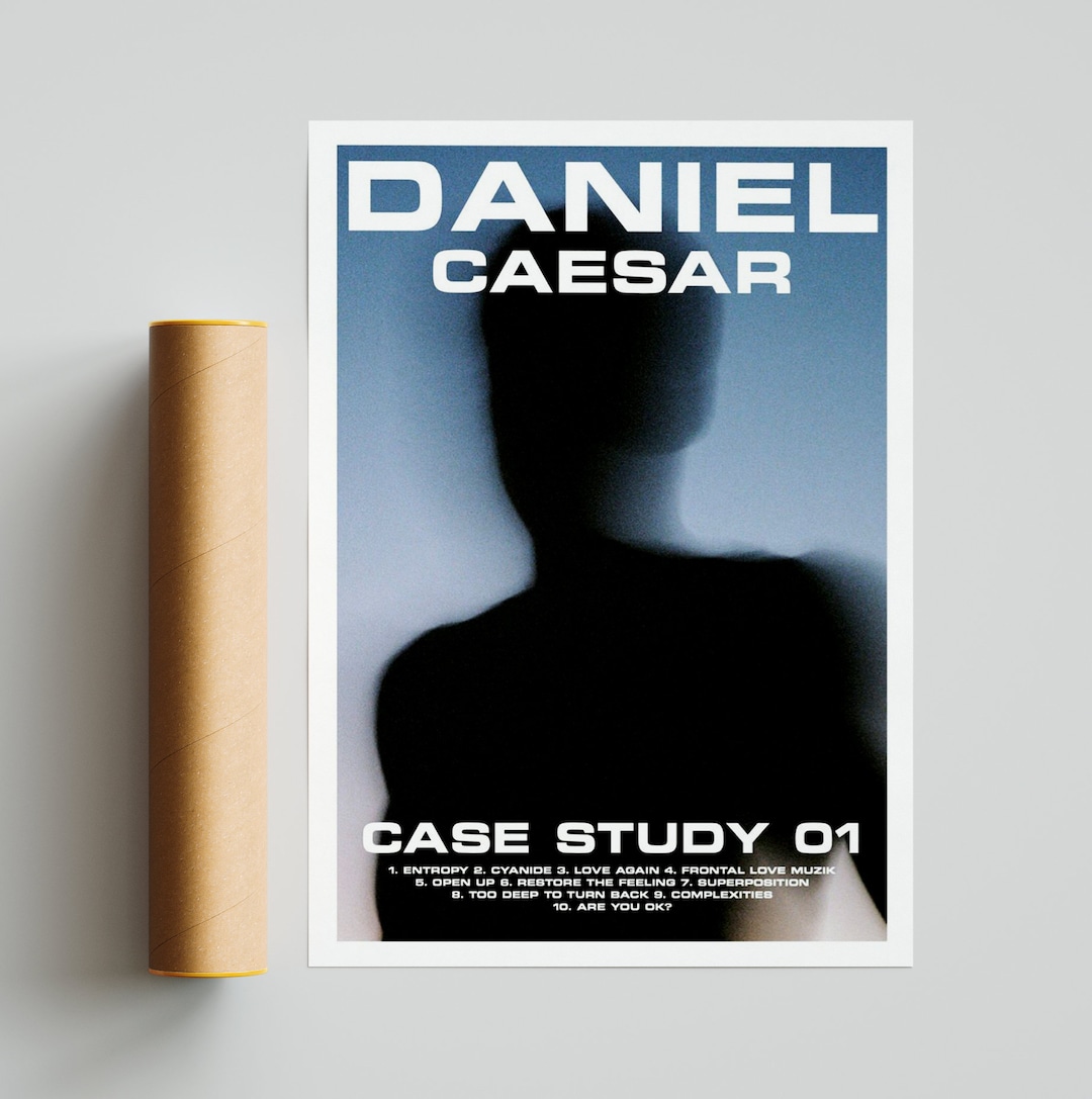 Daniel Caesar Album Poster / Case Study 01 Poster / Album Cover Poster ...