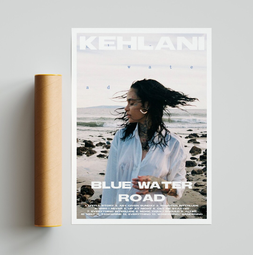 Kehlani Album Poster / Blue Water Road Poster / Album Cover Poster ...
