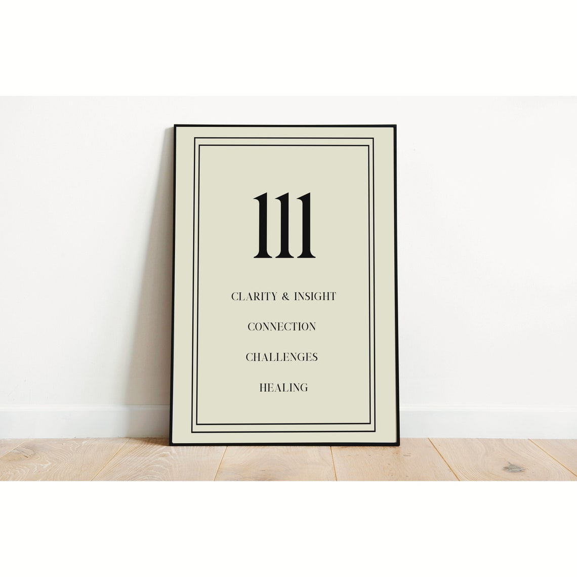 Printable Angel Number 111, 111 Poster, Angel Number Poster Printable ...