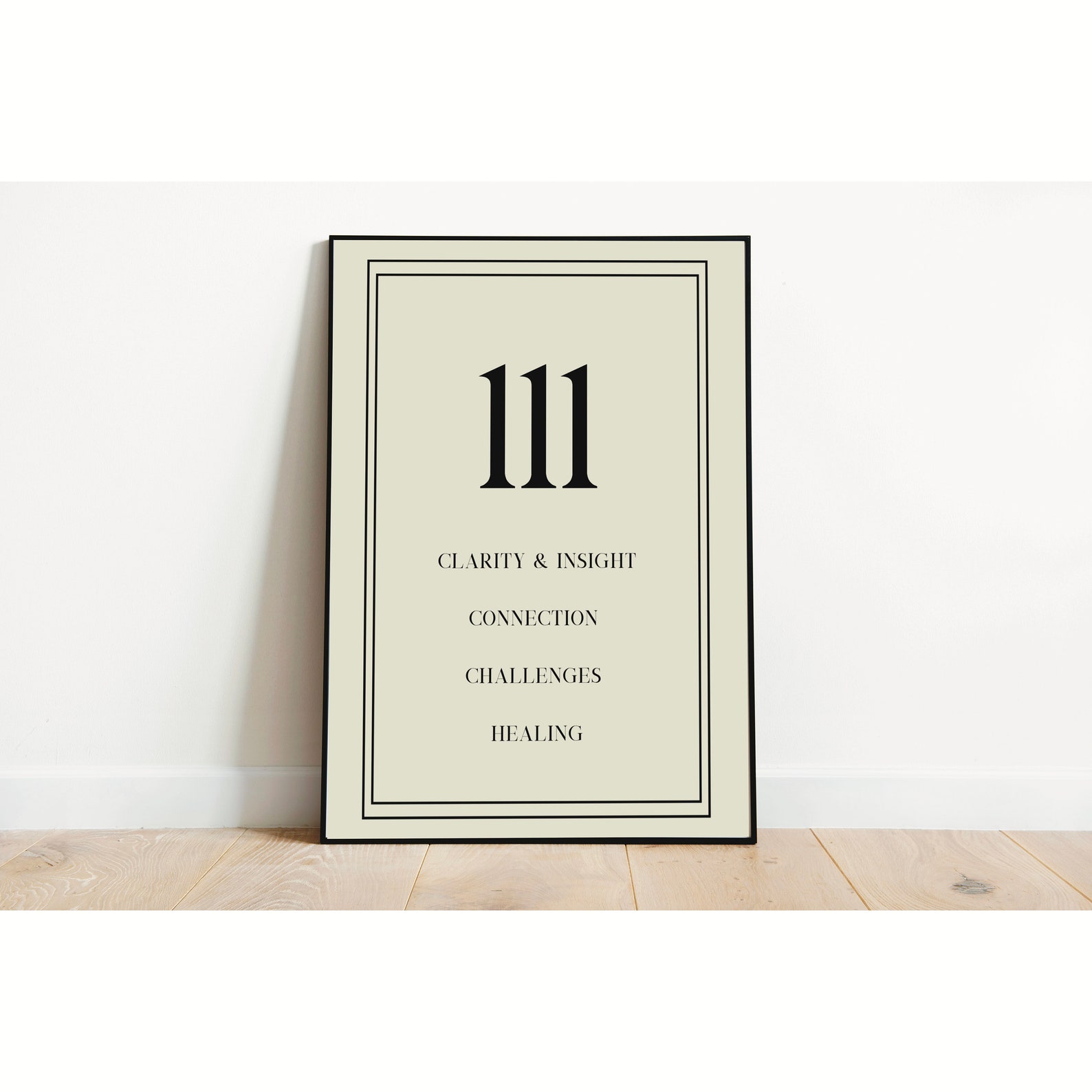 Printable Angel Number 111, 111 Poster, Angel Number Poster Printable ...