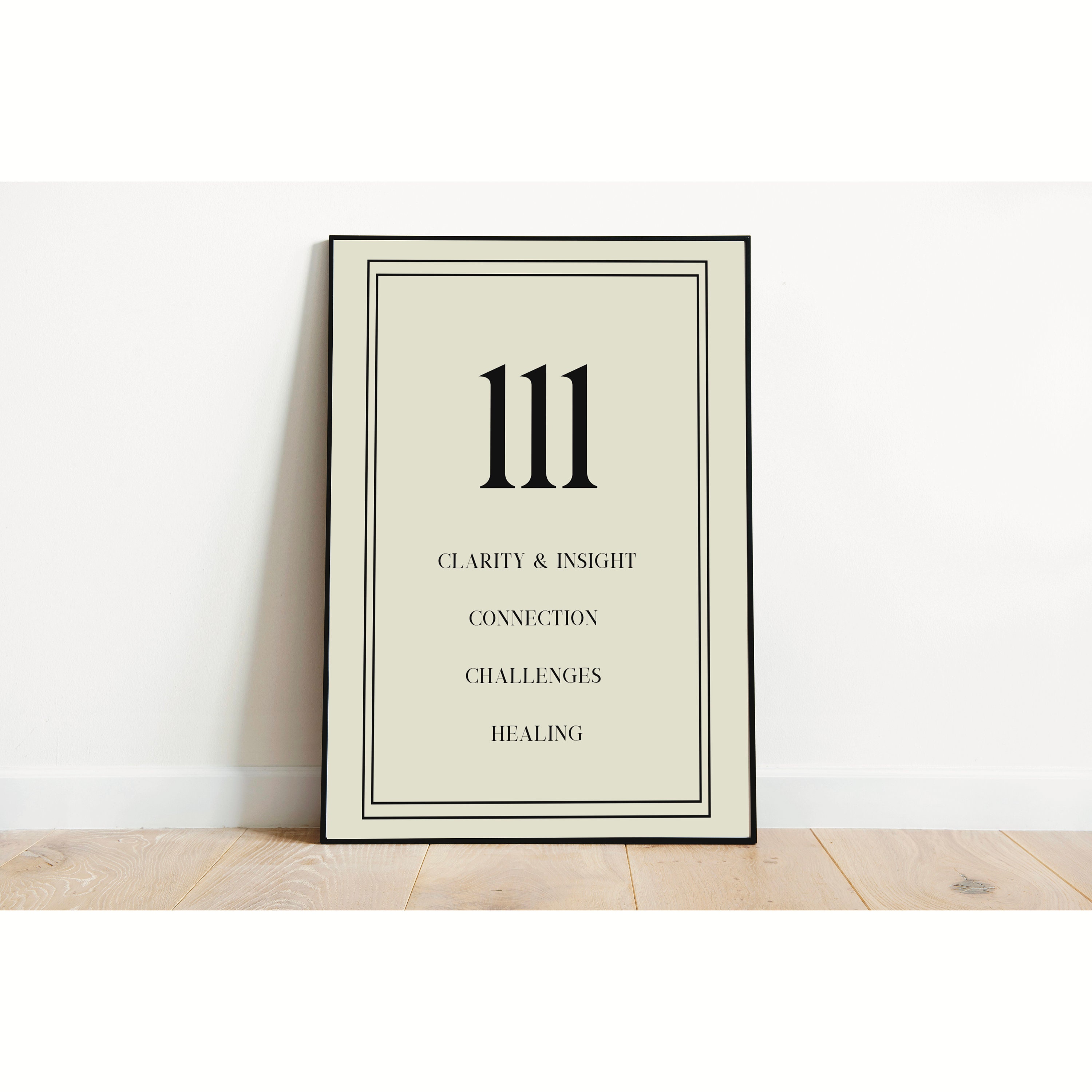 Printable Angel Number 111, 111 Poster, Angel Number Poster Printable ...