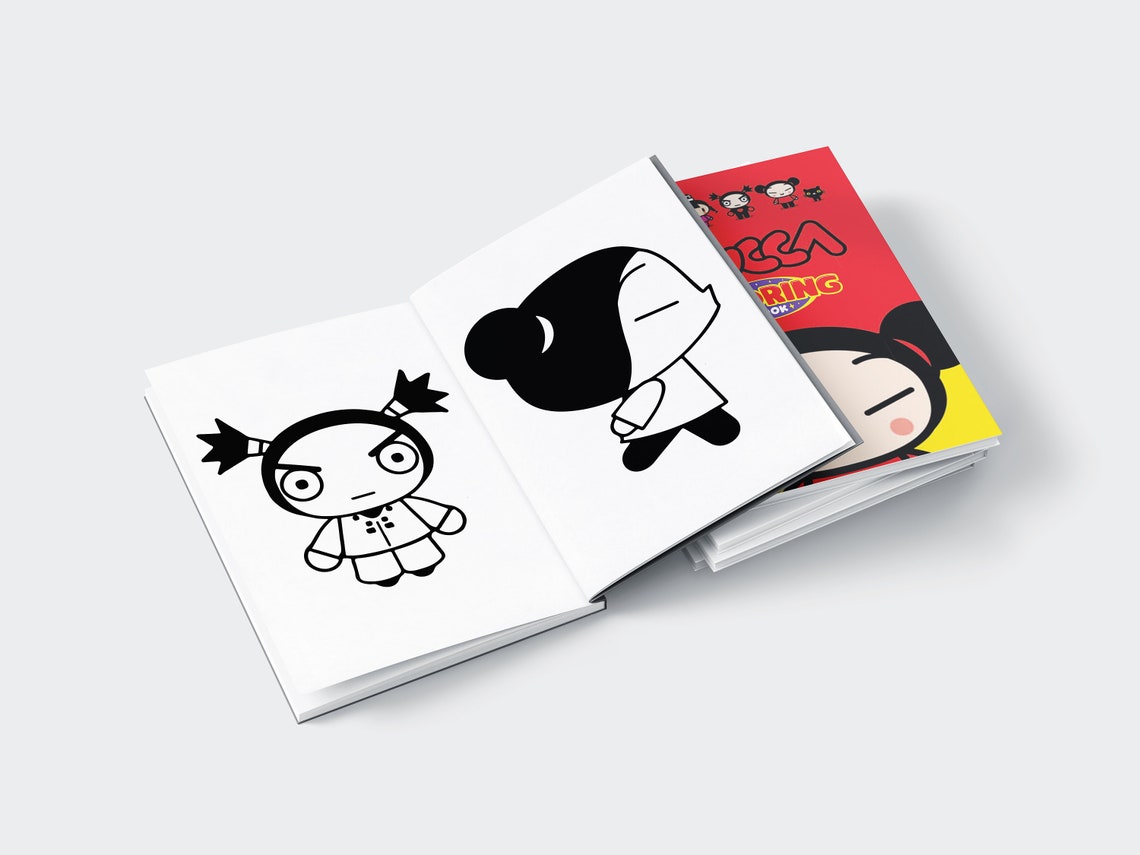 Pucca Coloring Book 31 Pages, Coloring Pages Printable - Etsy