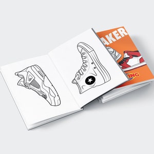 Sneaker Coloring Book 30 Pages, Coloring Pages Printable - Etsy
