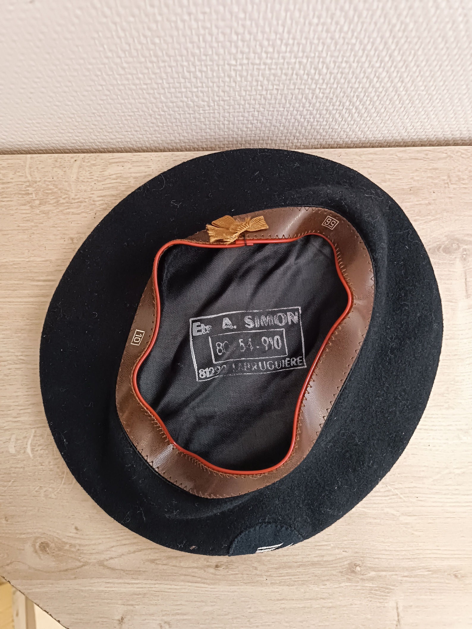 1980's Black Vintage French Postman's Beret - Etsy