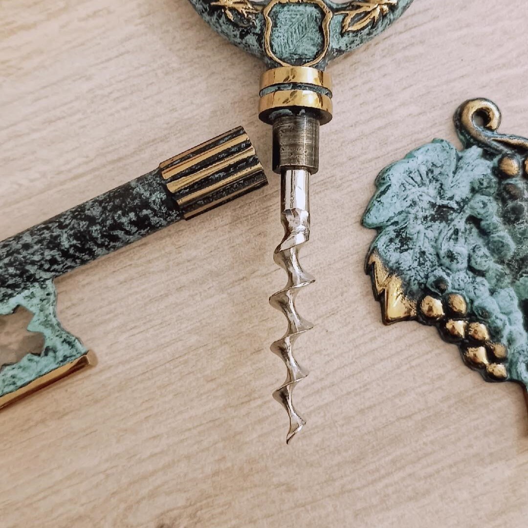Vintage Key Corkscrew, Bottle Opener - Etsy