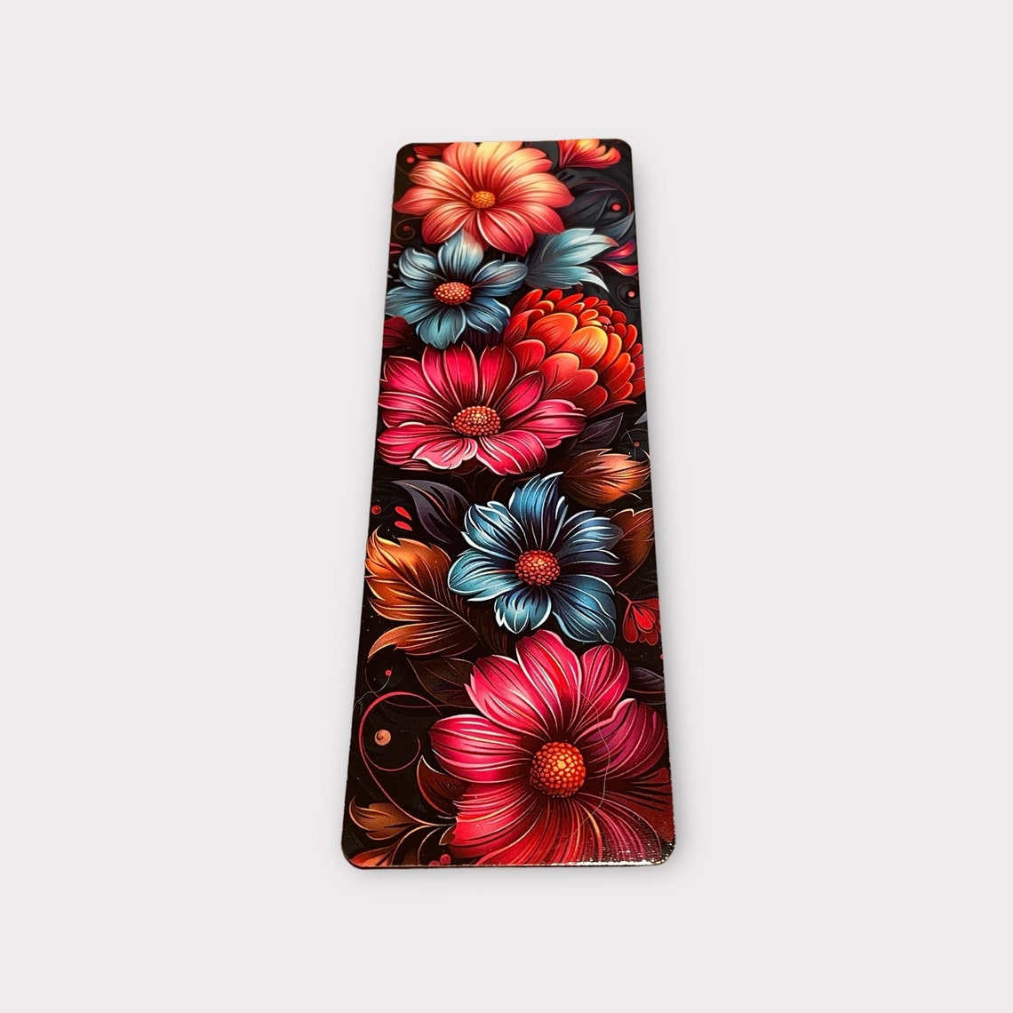 Lovely Illustrated Boho Flowers Printed Bookmark, Page Saver, Book ...
