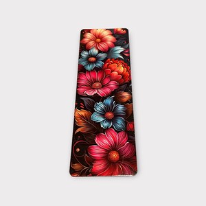 Lovely Illustrated Boho Flowers Printed Bookmark, Page Saver, Book ...
