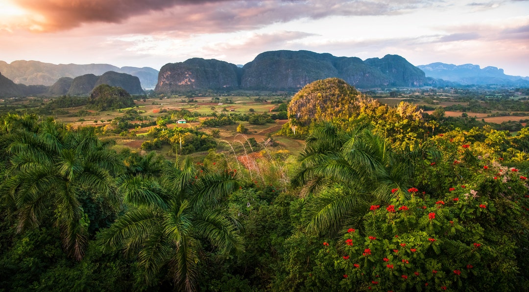 Cuban Sunrise Fine Art Landscape Print Canvas Acrylic Metal - Etsy