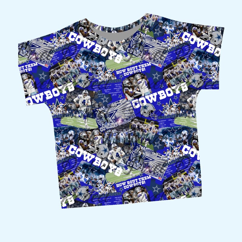 Seamless Design File Cowboys Football - Etsy