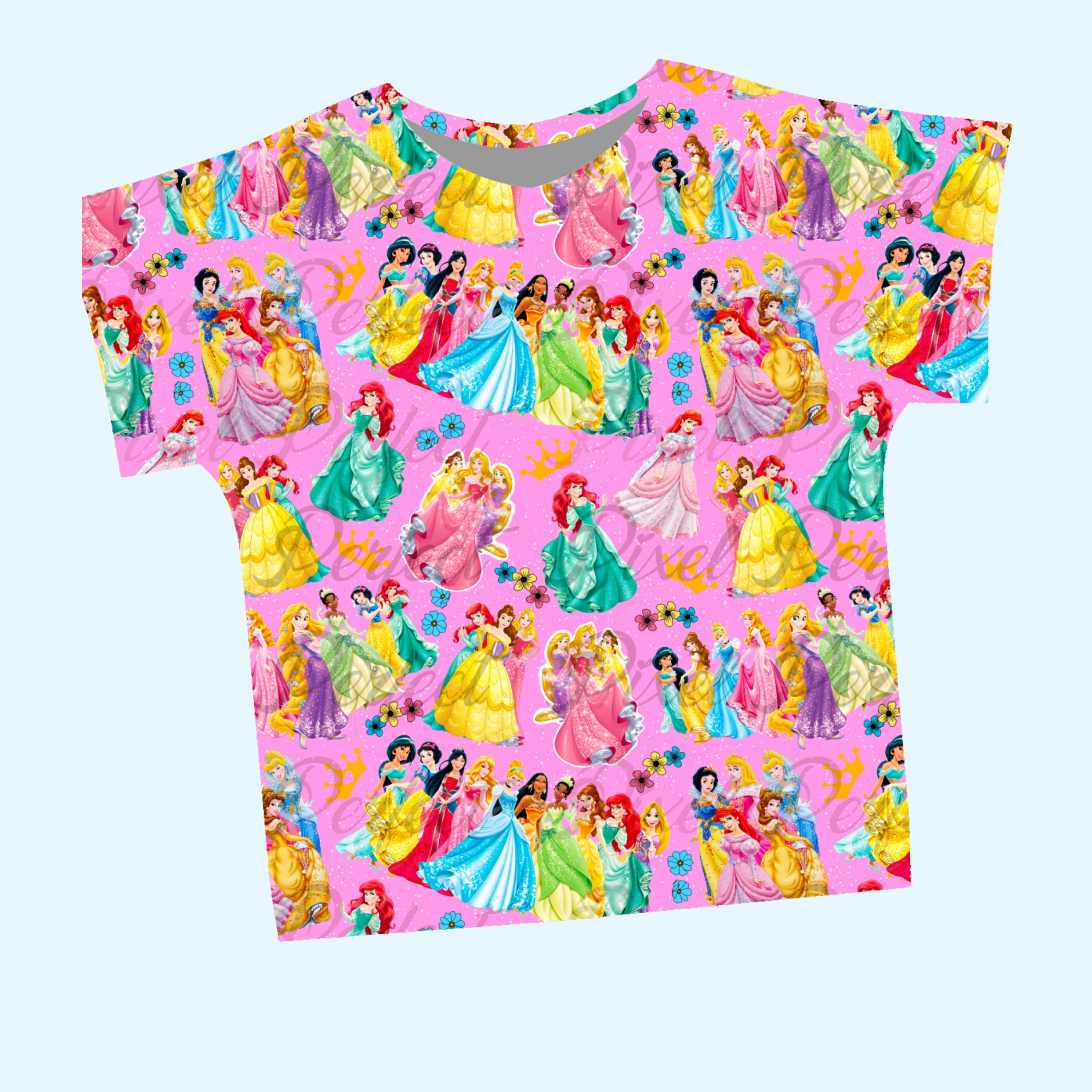 Seamless Design File Princess - Etsy