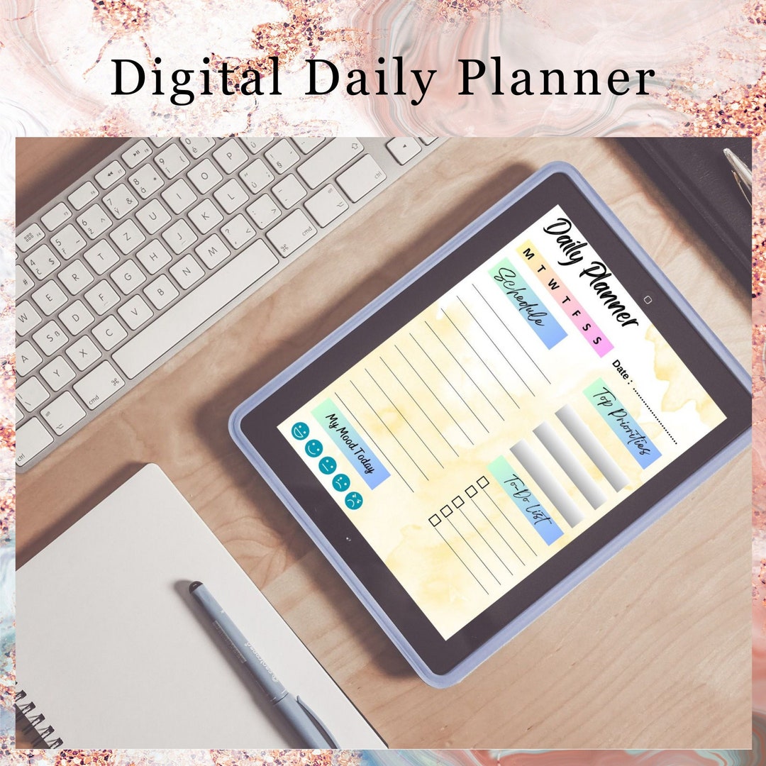 Daily Planner Printable | Digital Daily Planner | Personal Planner - Etsy