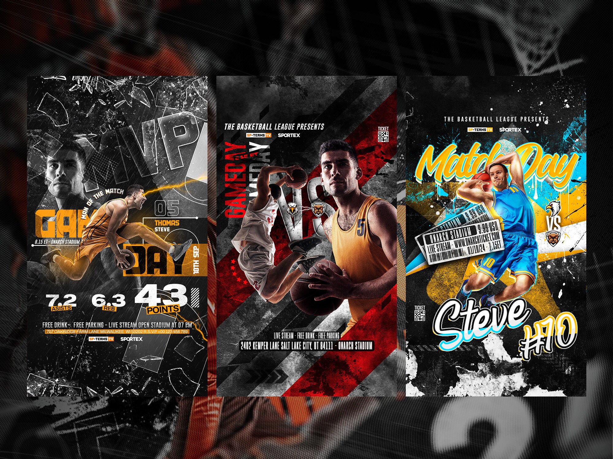 15 Game Day Basketball Stories Template, Event Flyer, Basketball Story ...