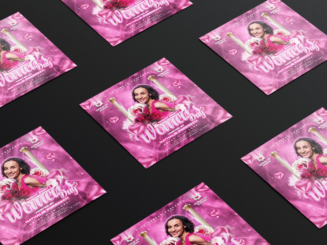 EDITABLE Women's Day Club Flyer Template, Event Flyer, Women's Day, DJ ...