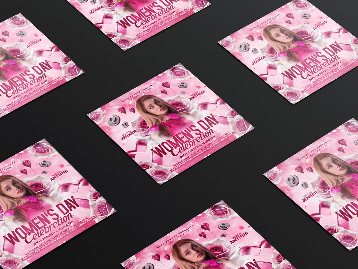 EDITABLE Women's Day Club Flyer Template, Event Flyer, Women's Day, DJ ...