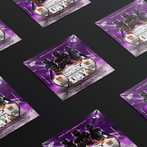 Game Day Football Flyer Template, Event Flyer, Football Flyer, Digital ...