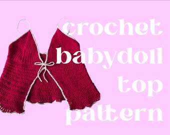 Crochet Babydoll Top Pattern - Etsy