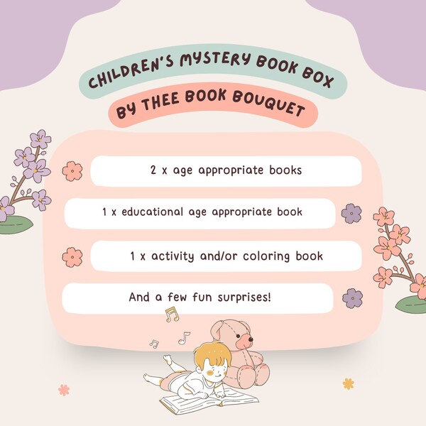 Kids Book Box - Etsy