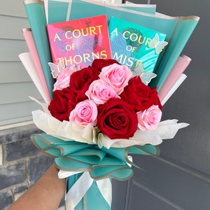 Book Bouquet Custom Made to Order Books Artificial Flowers Book Flower ...