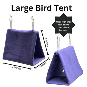 Safe Bird Tent, Cozy Parrot Tent, Made With 4 Seams, Lilac Tie Dye Anti ...