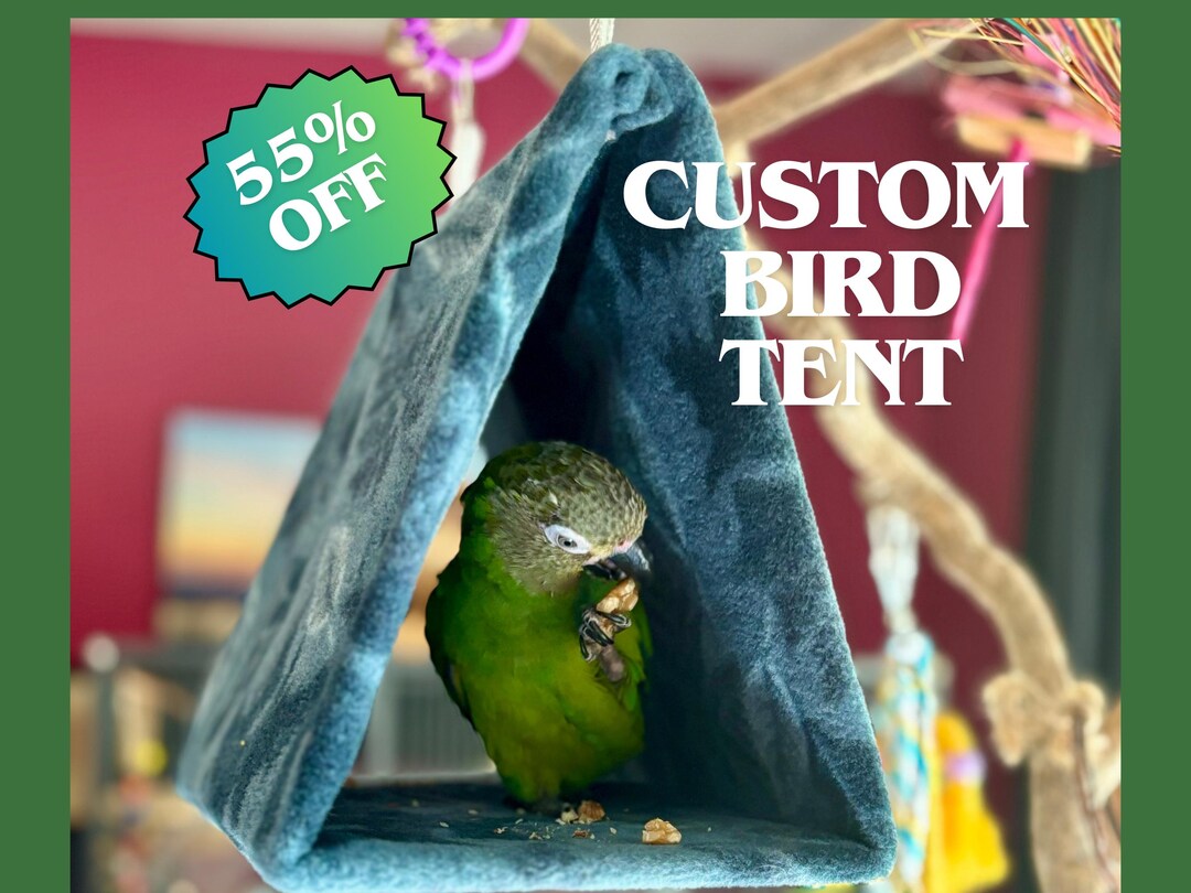 Custom Fleece Bird Tent: Cozy Parrot Hideout, Bird Lover Gift - Etsy