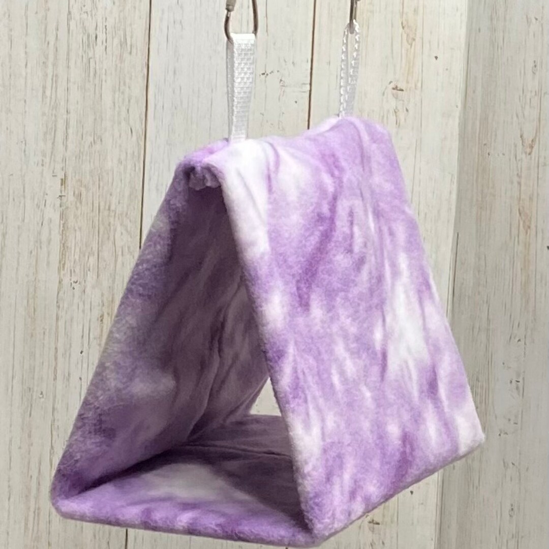 Safe Bird Tent, Cozy Parrot Tent, Made With 4 Seams, Lilac Tie Dye Anti ...