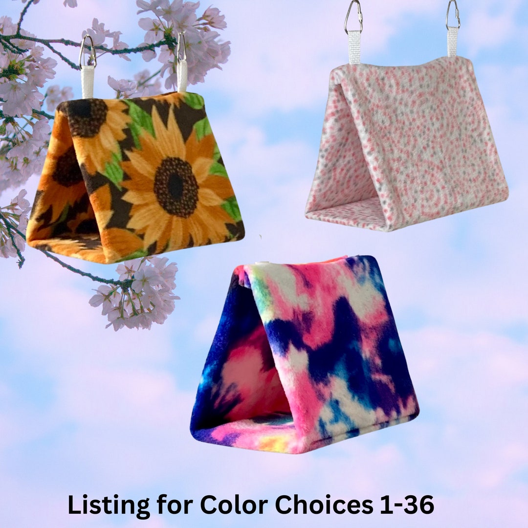 Cozy Bird Tent, Comfy Parrot Tent, Anti-pill Fleece With Hidden Seams ...