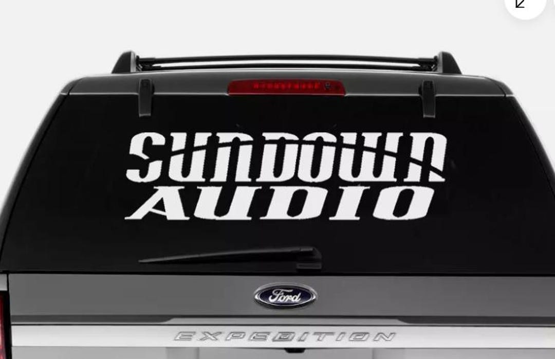 23" Sundown Audio Vinyl Sticker Decal Emblem - Etsy
