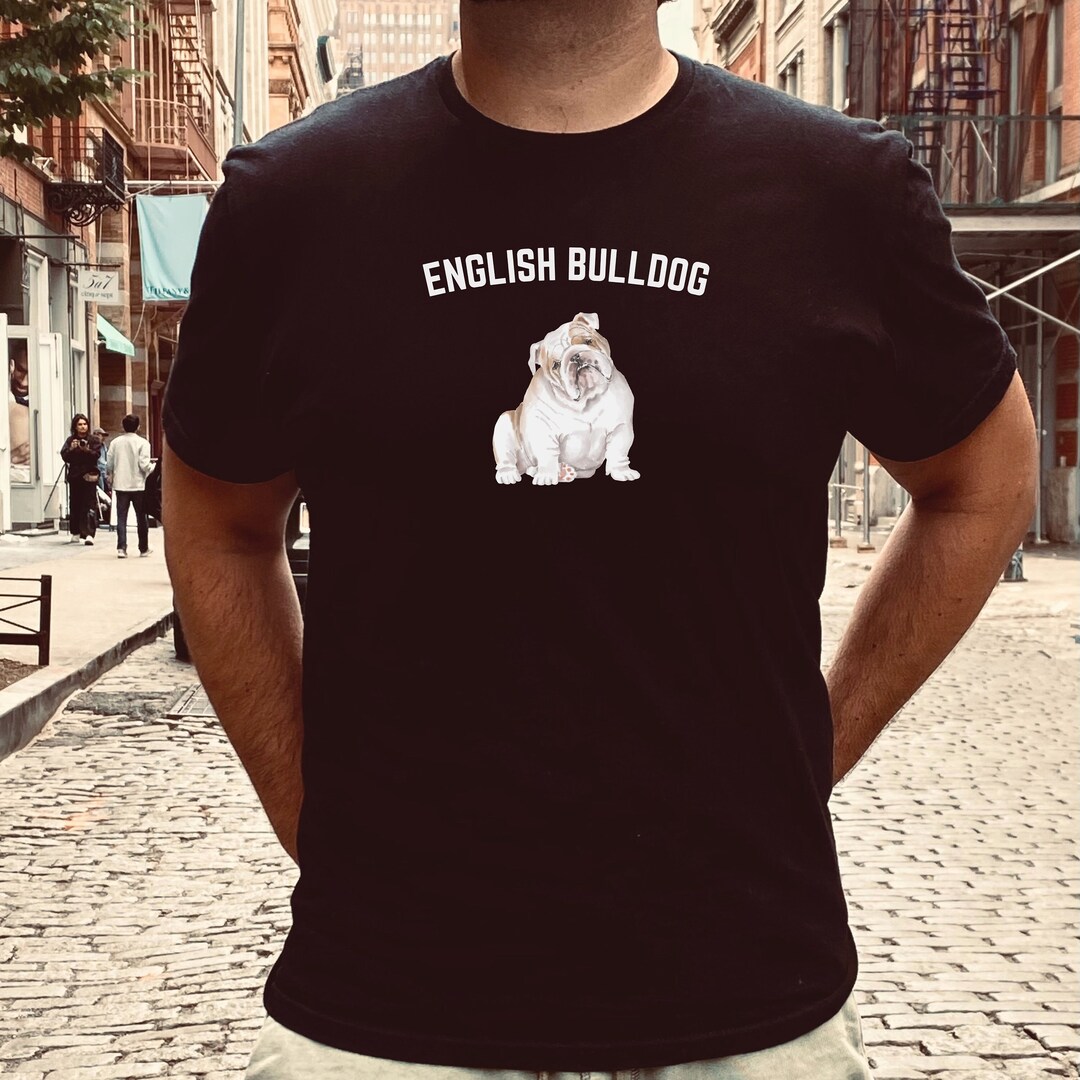 Bully T Shirt, Bulldog on Front of Shirt, Athleisure Apparel for ...