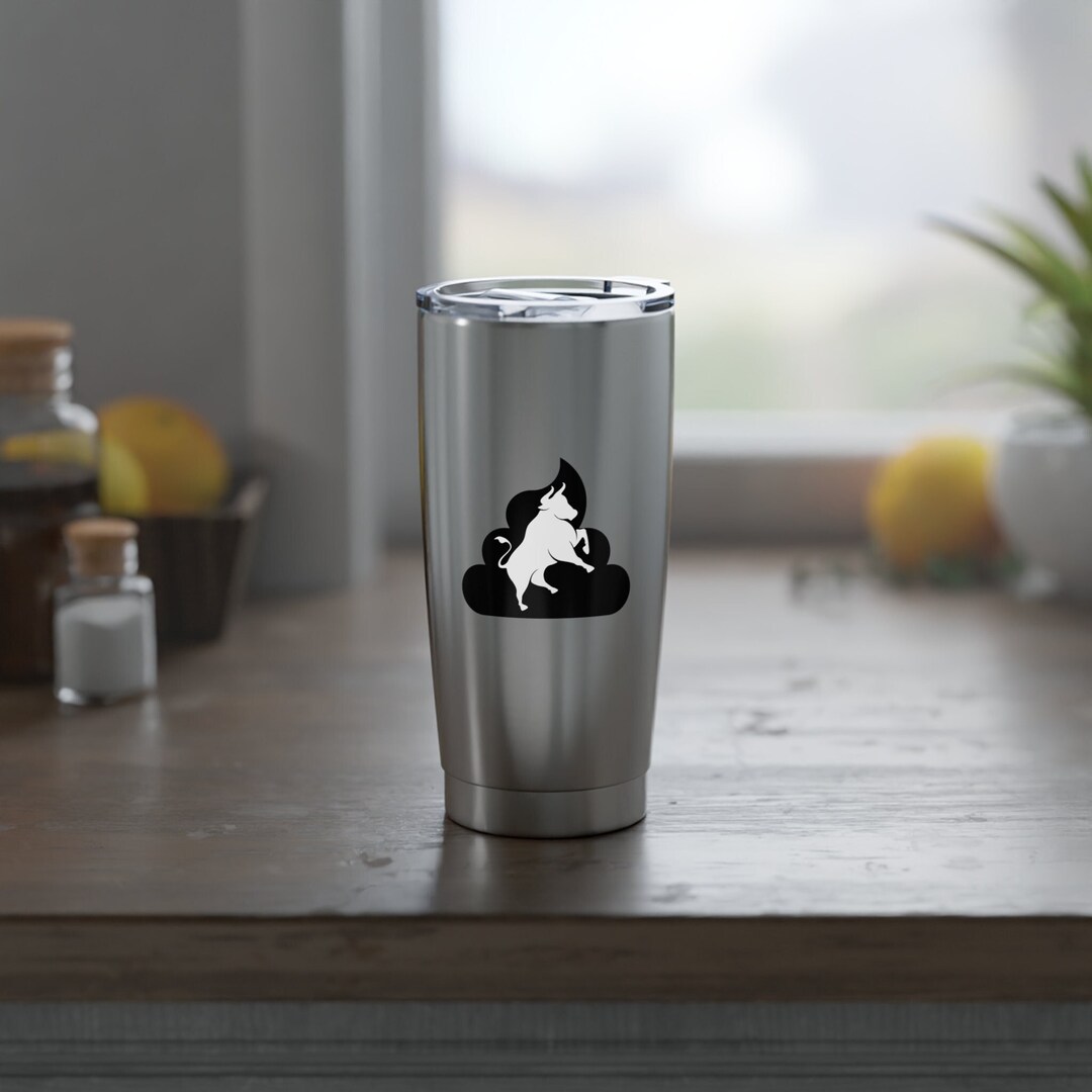 Bull,tumbler,stainless Steel Travel Cup,cool Stylish BS Reusable Coffee ...