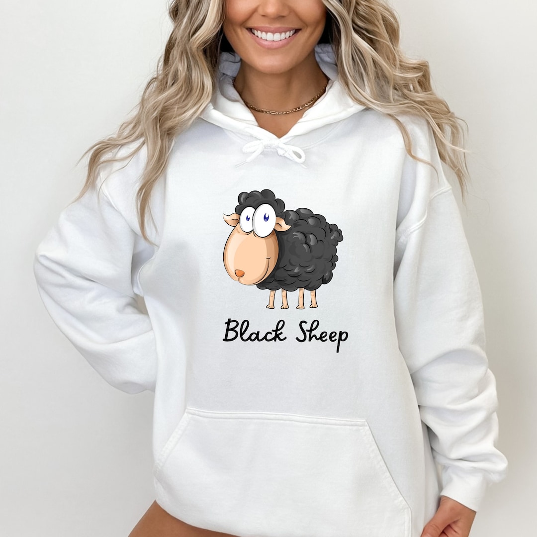 Black Sheep Hoodie, Black Sheep Sweatshirt, Black Sheep Shirt, Black ...