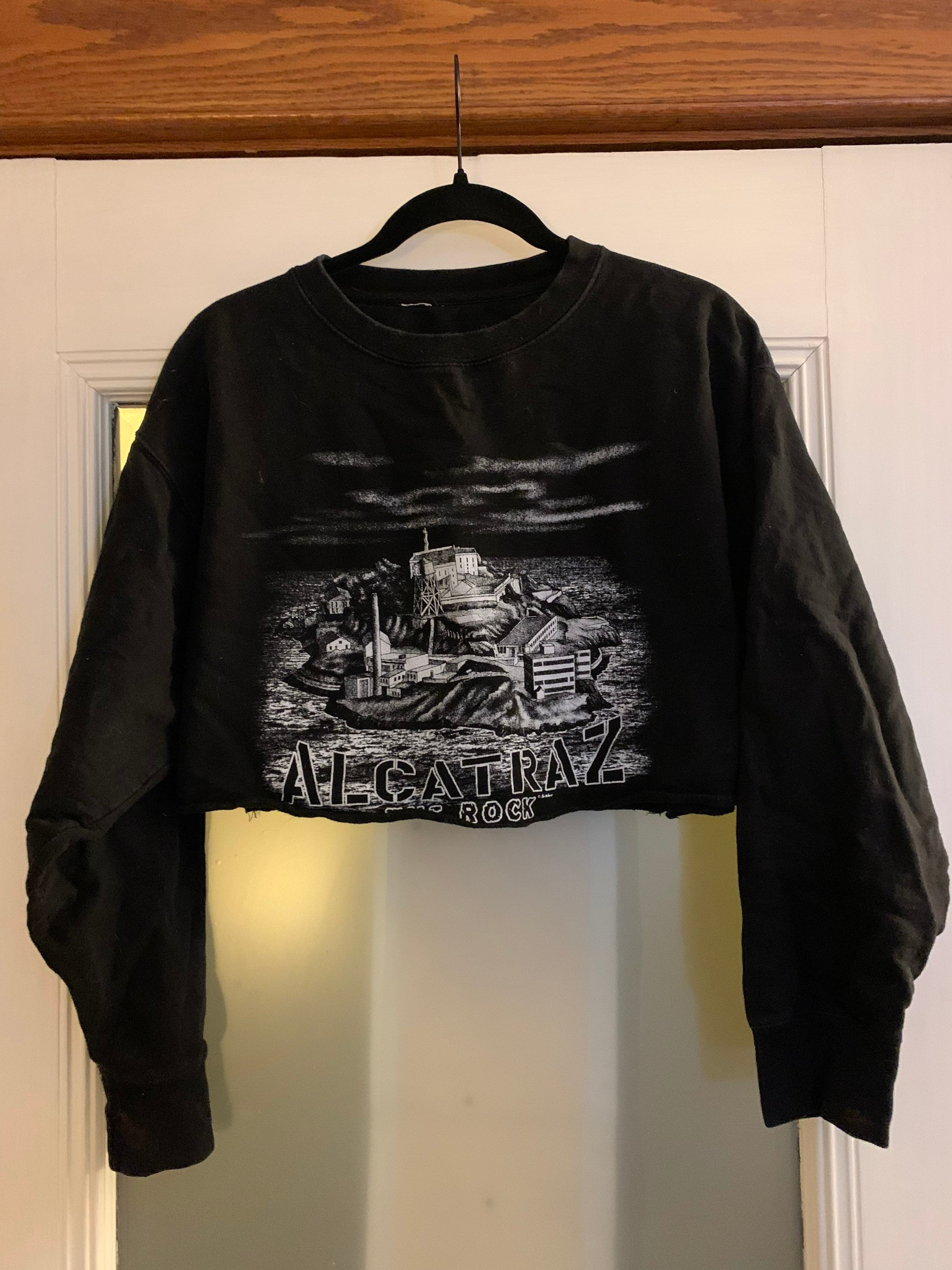 Alcatraz Prison the Rock Crop Sweat Shirt Crewneck - Etsy