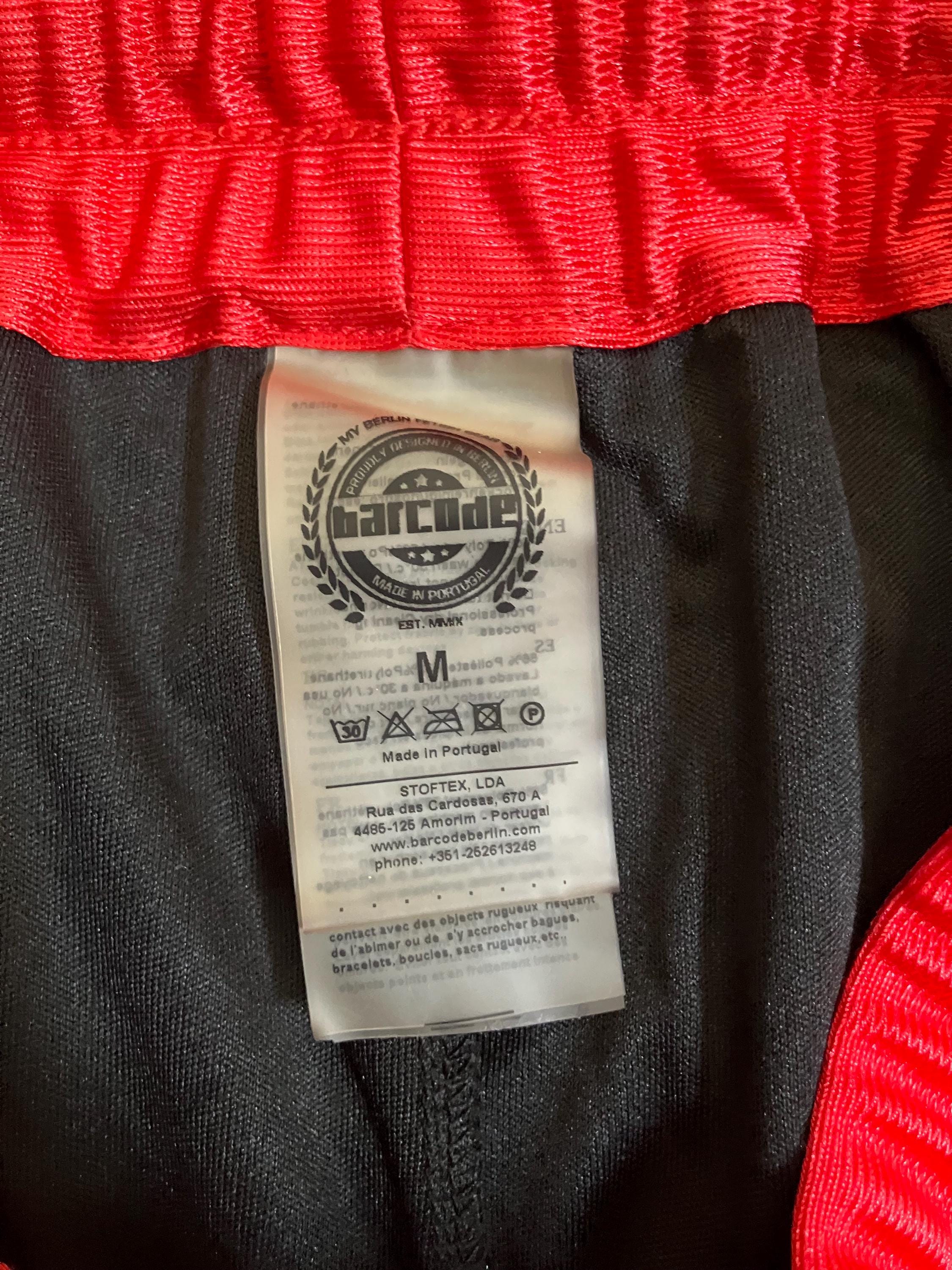 Vintage 'barcode' Brand Gym Short Shorts Size Medium Rummagers Nylon - Etsy