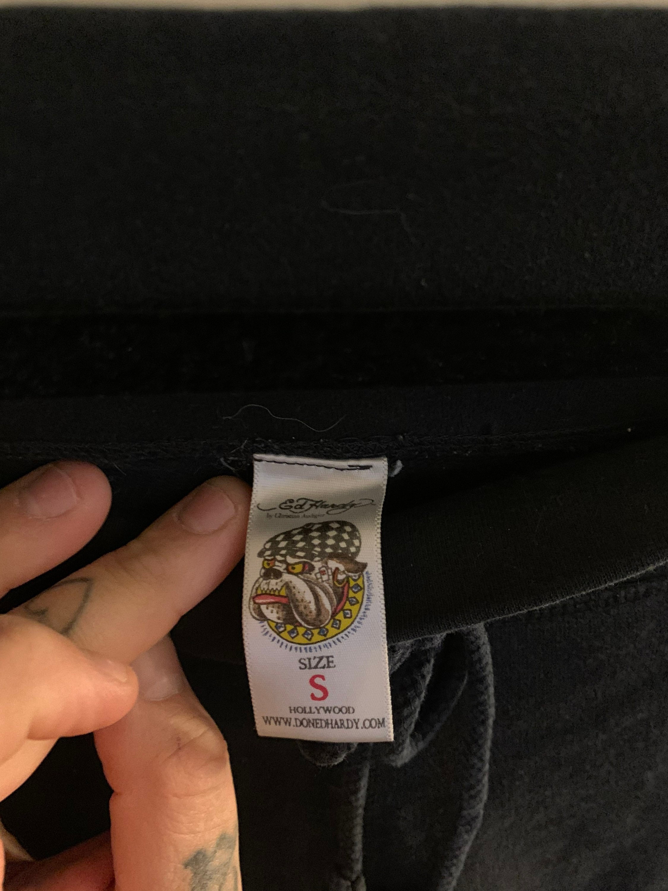 Vintage Ed Hardy Flared Low Rise Sweatpants - Etsy