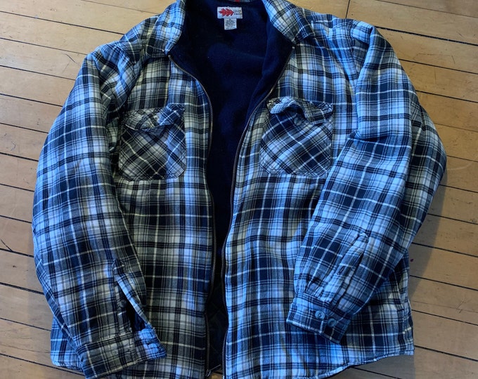 Vintage Field N' Forest Men's Zip up Lined Flannel Shirt XL - Etsy