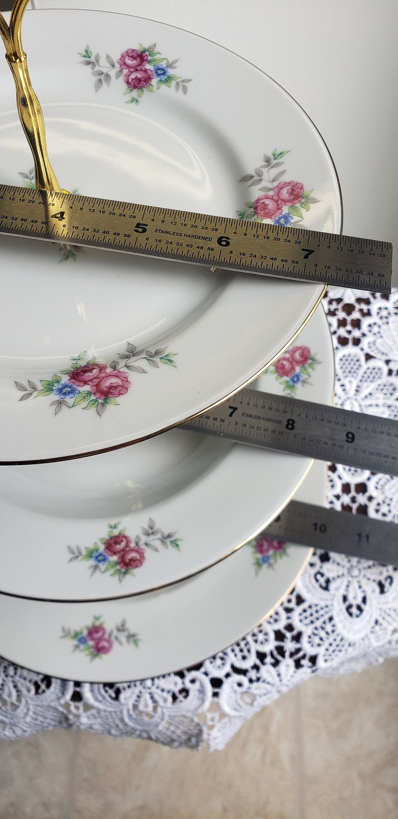 Handcrafted and Upcycled 3 Tier Cake Stand, Menau German Democratic ...