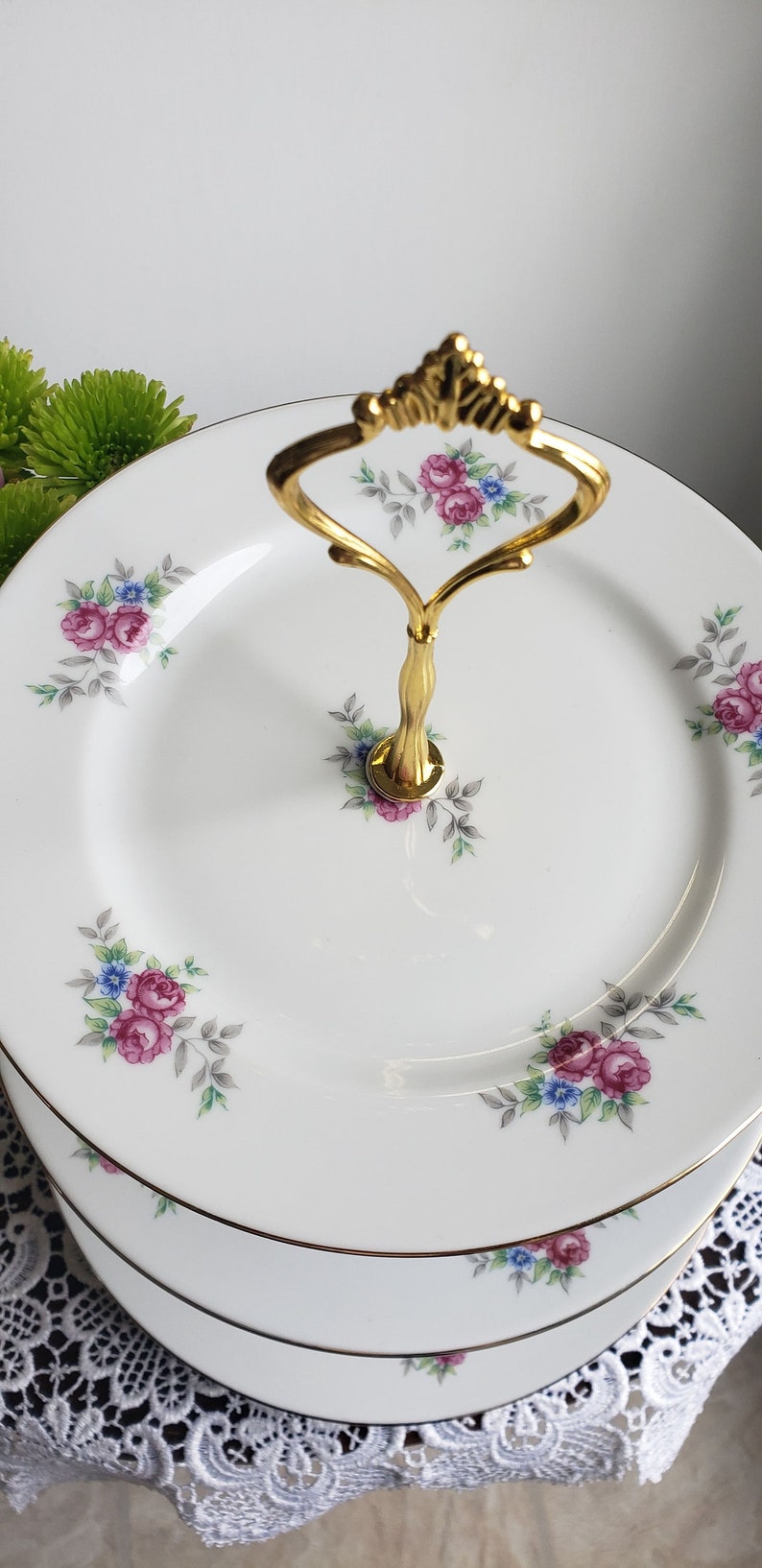 Handcrafted and Upcycled 3 Tier Cake Stand, Menau German Democratic ...