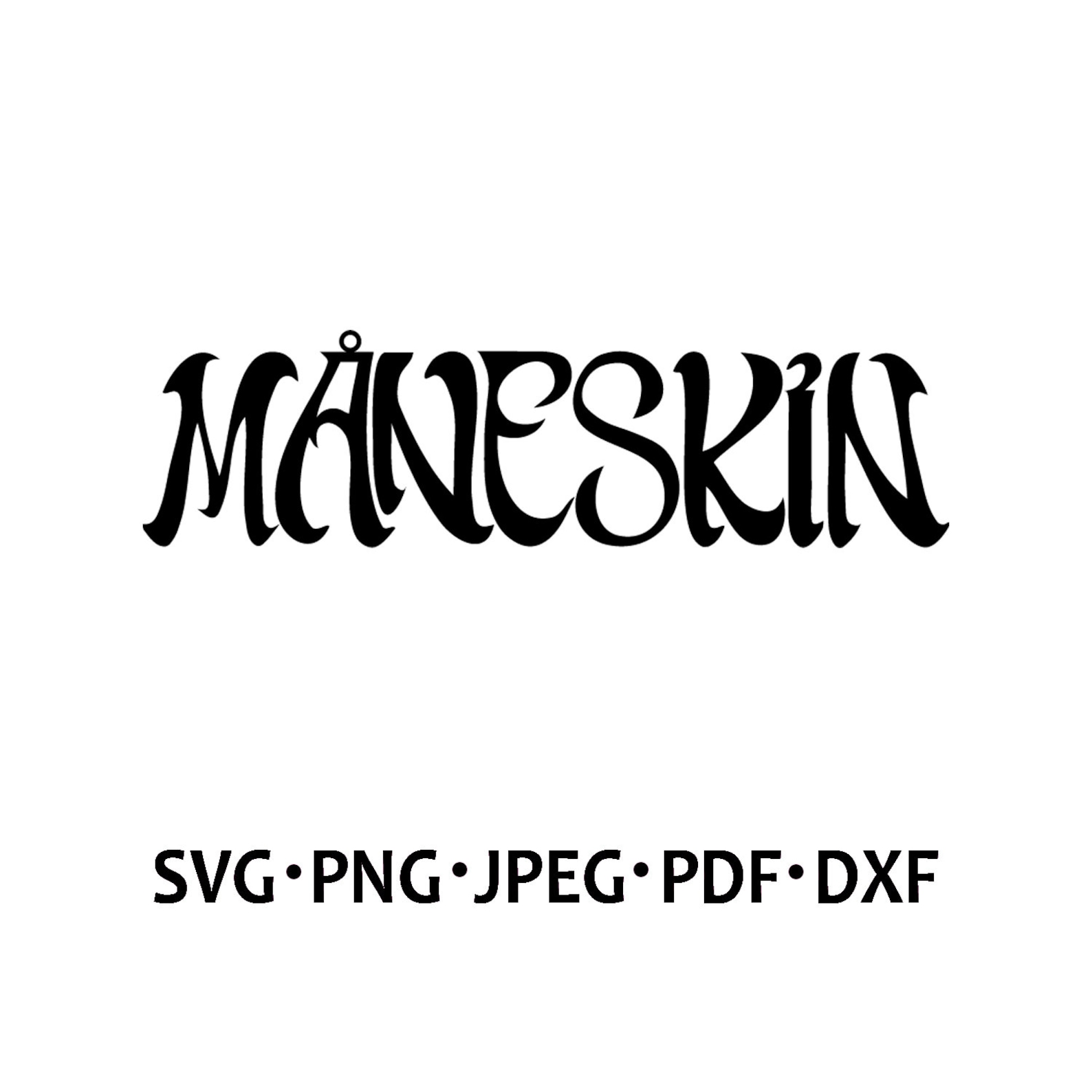 Archivo digital Maneskin SVG PNG PDF Cricut silueta - Etsy España
