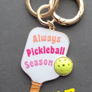 Pickleball Keychain and Earring - Etsy