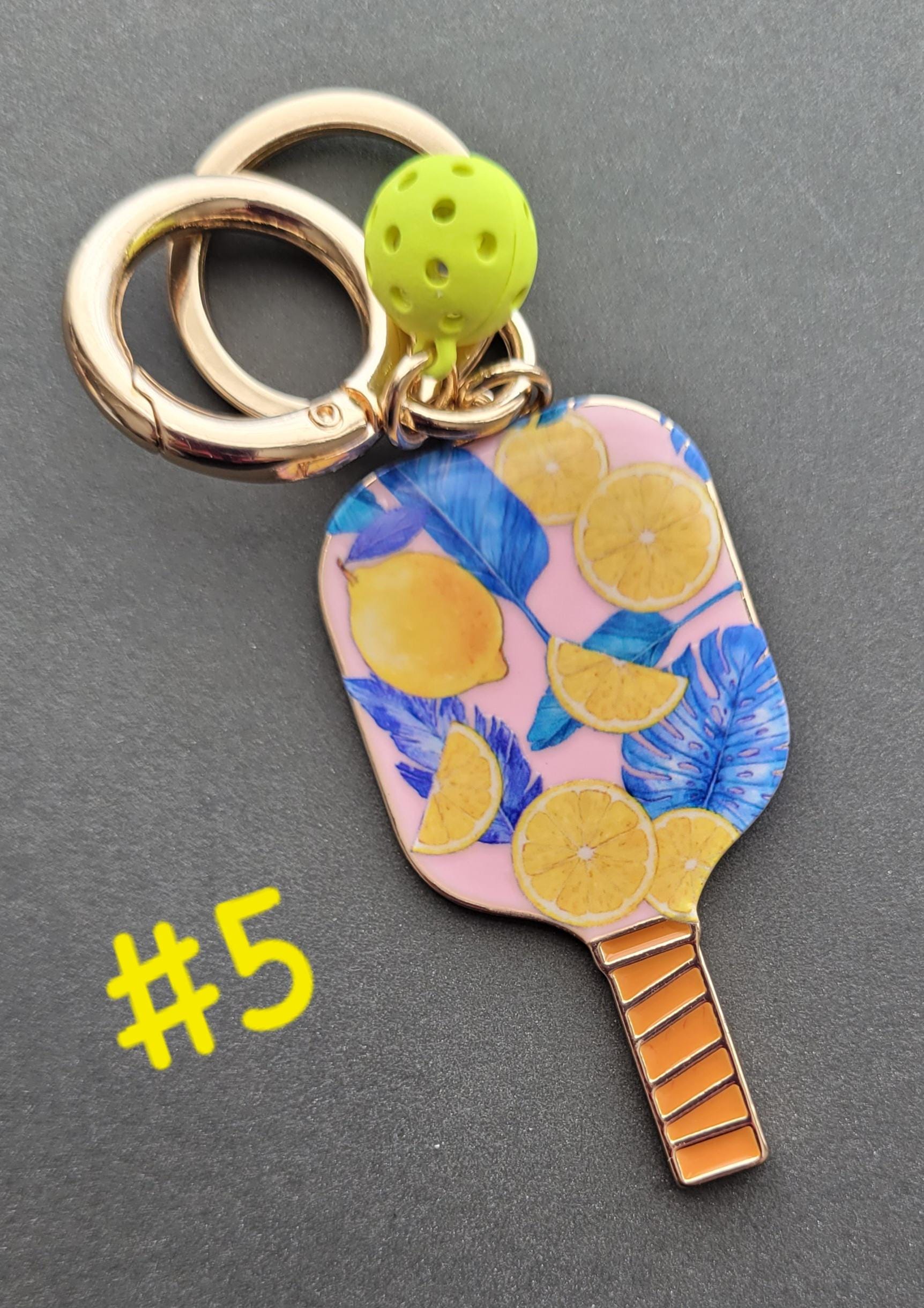 Pickleball Keychain and Earring - Etsy