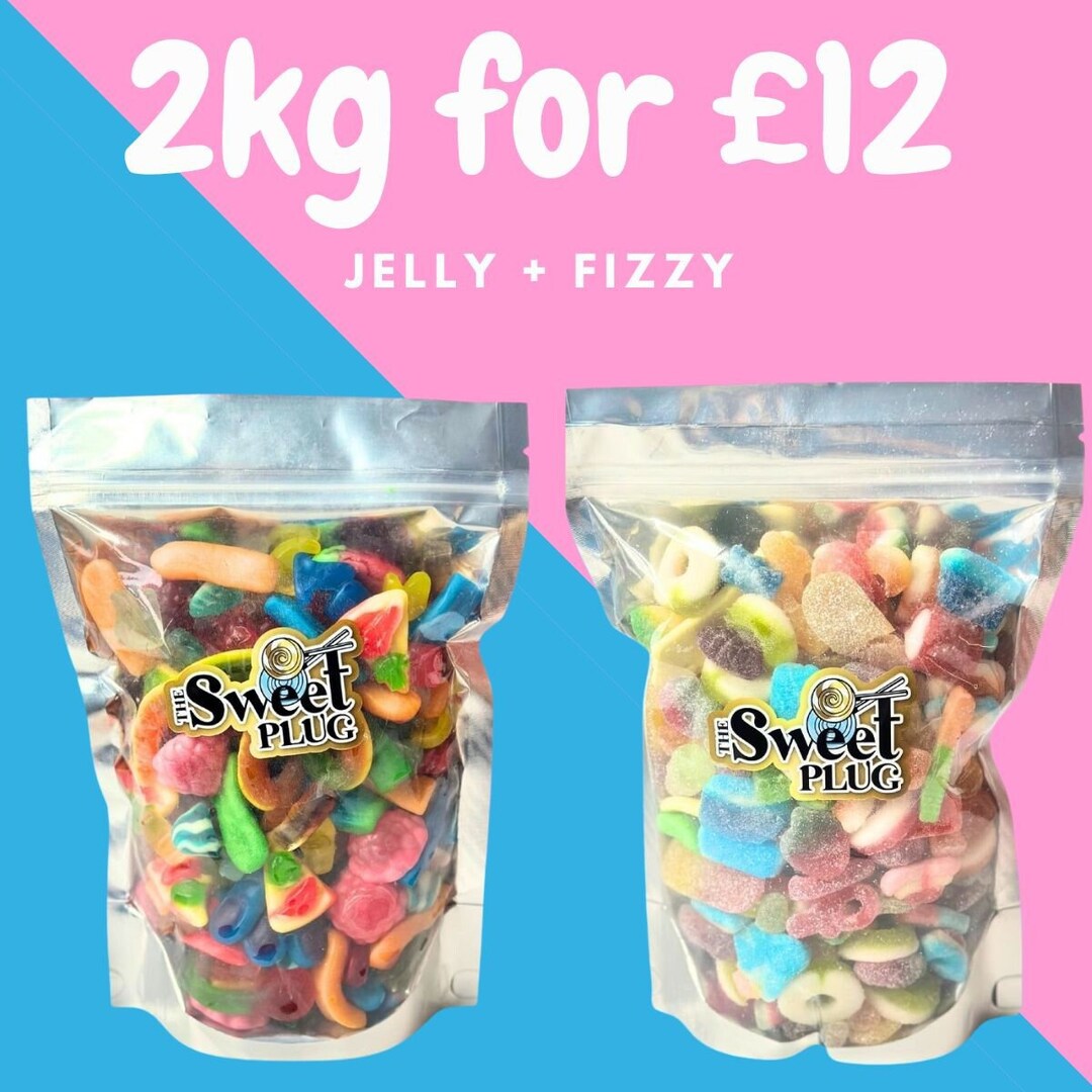 2kg for 12 1kg Fizzy Mix 1kg Jelly Mix - Etsy UK