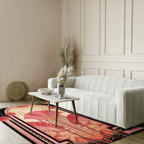 Art Deco Rug - Etsy