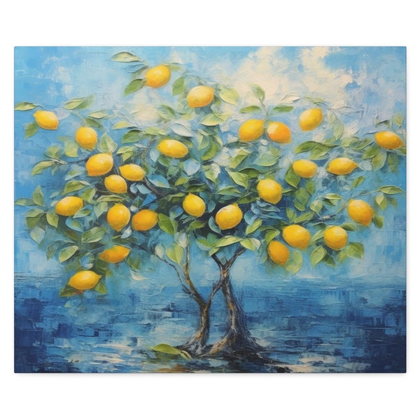 Lemon Tree Painting - Etsy
