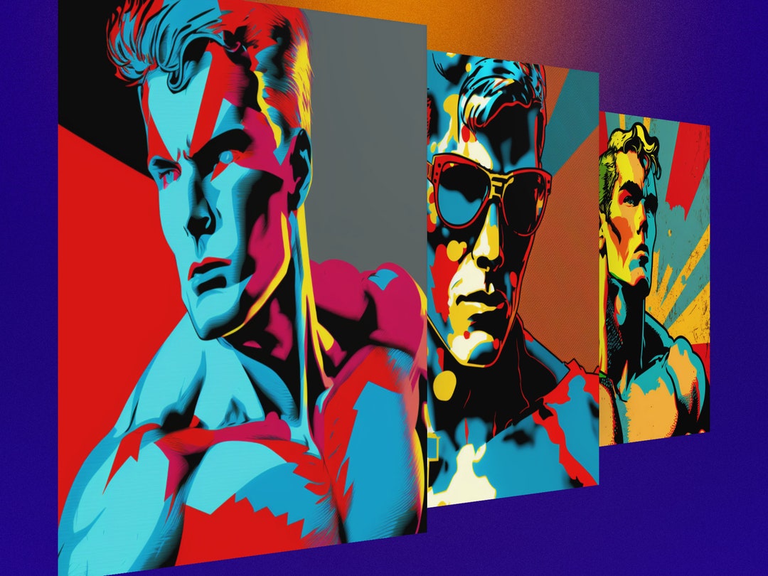 Pop Art Collection Printable Digital Artwork for Pop Culture Lover ...