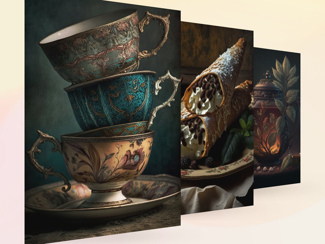 Tea Poster Printable Digital Artwork for Brew Lovers Cannoli Decor ...