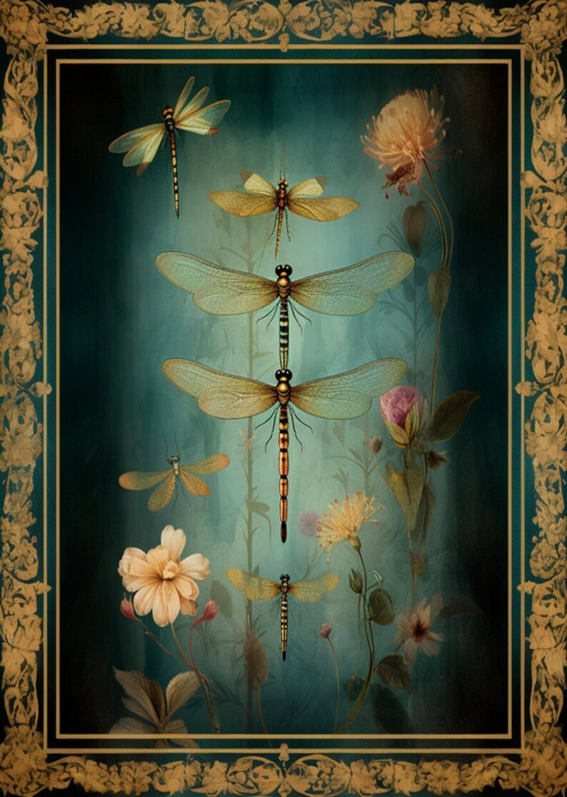 Dragonfly Rug for Indoors and Outdoors Unique Eclectic Floor Decor for ...